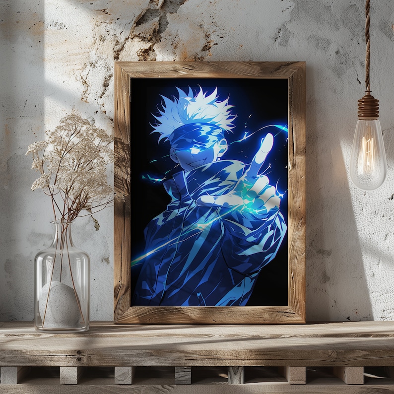 Printable Anime, Satoru Gojo, Jujutsu Kaisen, Manga Poster, Anime Print ...