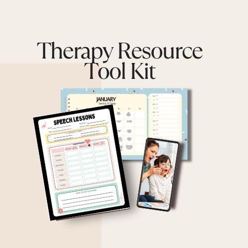 Speech Therapy & OT Tracker Black Printable - Etsy