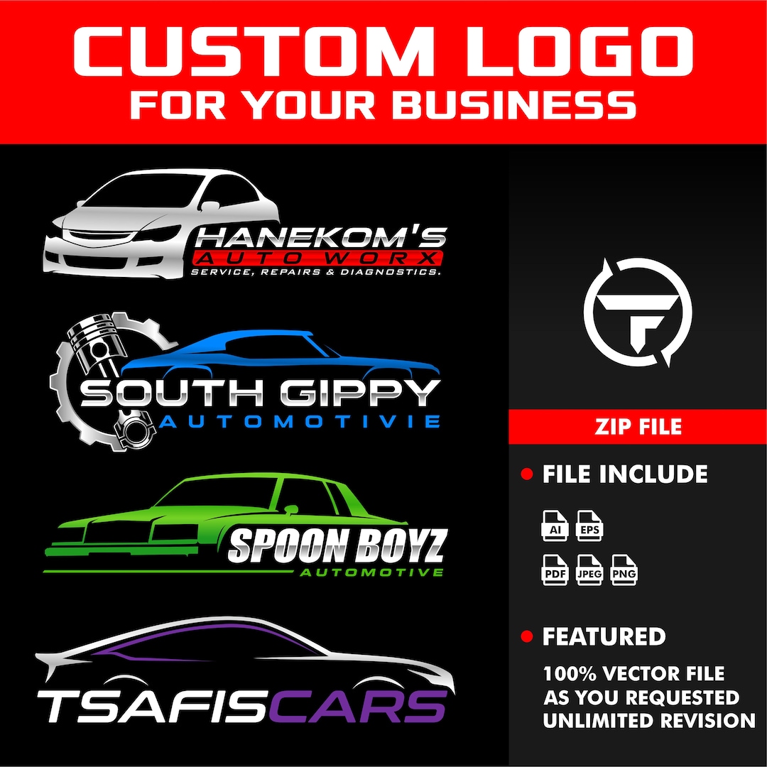 EXCLUSIVE CUSTOM LOGO - Automotive Custom Logo - Car Logo - Truck ...