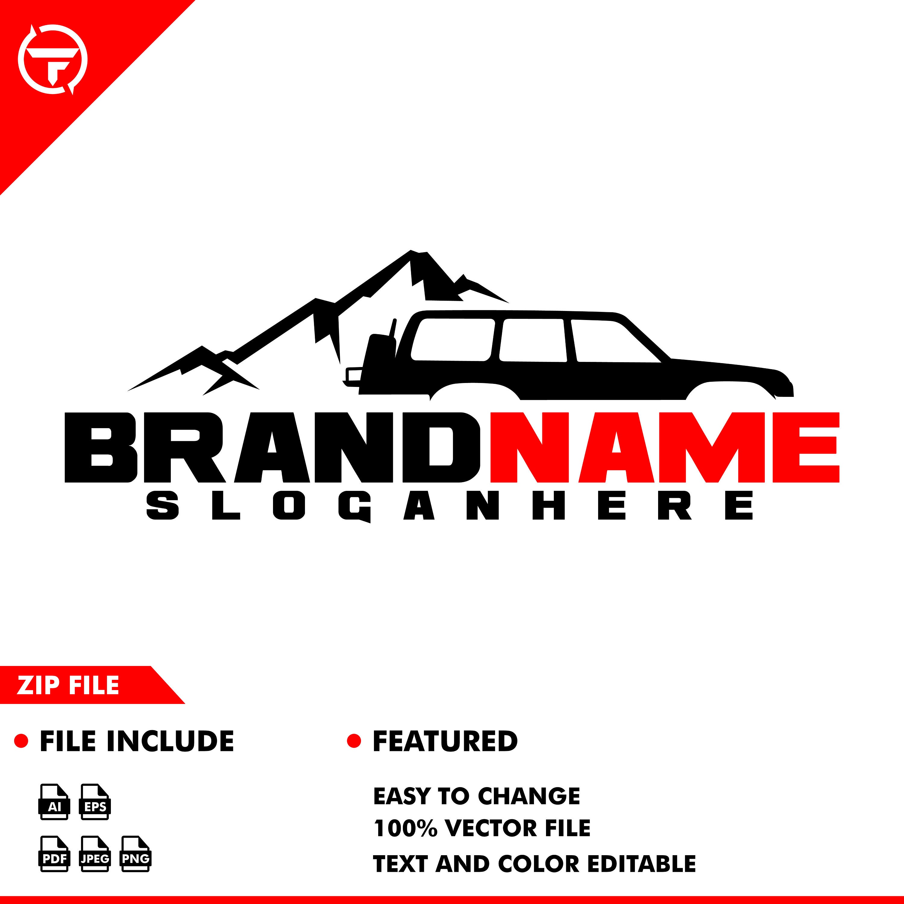 Offroad Logo - Offroad - Vector - Illustration - Extreme - Mountain ...