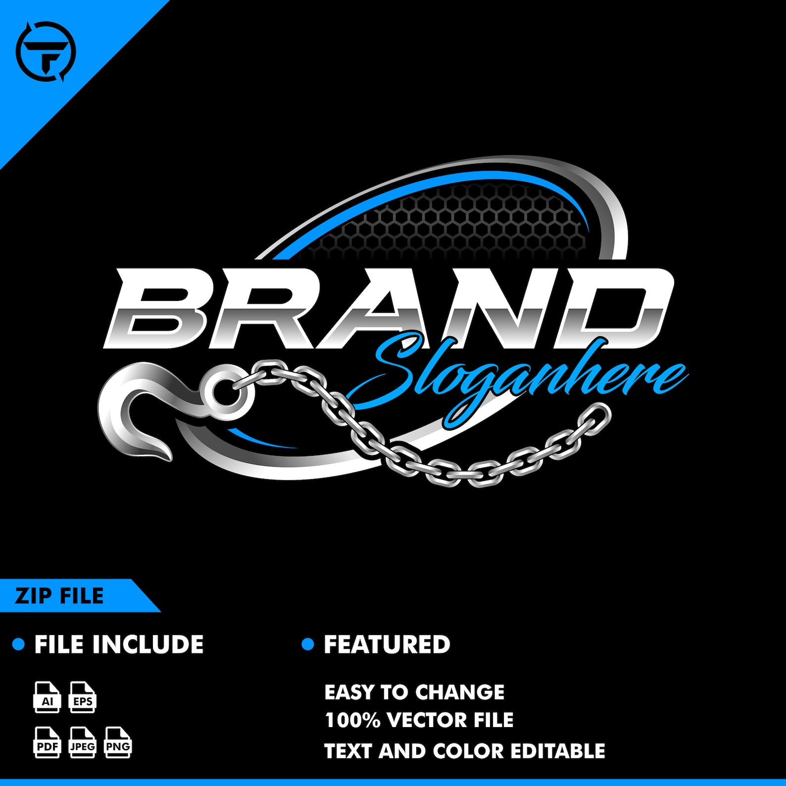 Towing Logo - Towing - Truck Logo - Pickup Logo - Truck - Car Logo ...