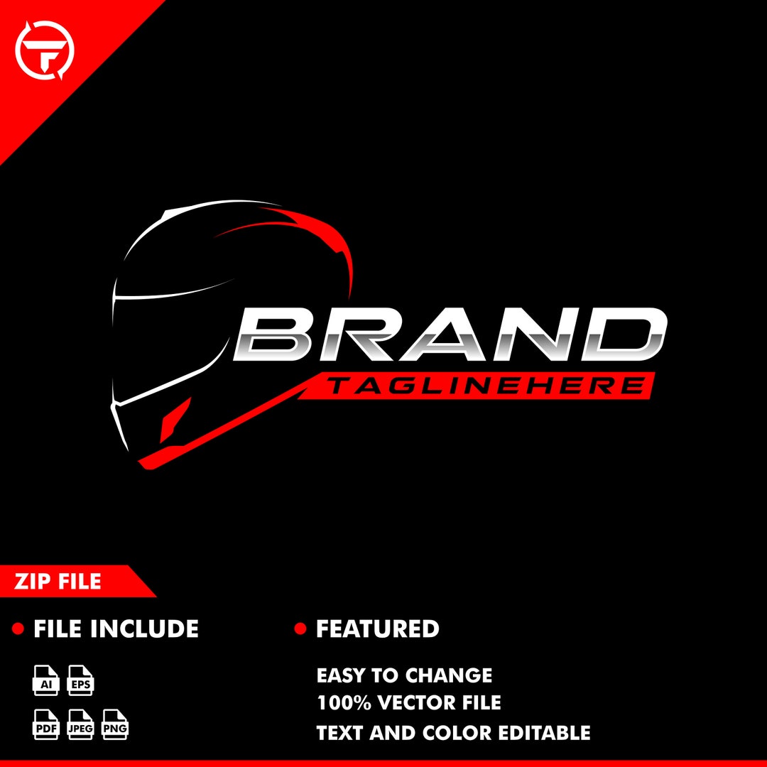 Helmet Logo - Motorcycle - Motor Logo - Etsy