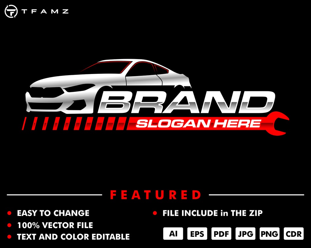 Car Logo Template - Auto Repair Logo - Auto Service - Sport Car Logo ...