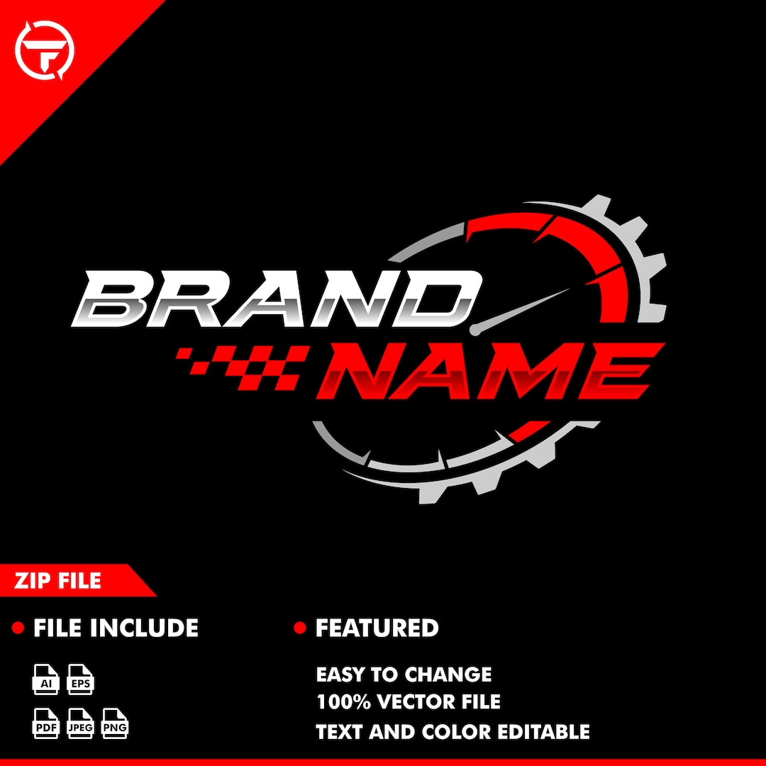 Auto speed Logo - Rennsport Logo - Rennauto Logo - automotive - Etsy.de