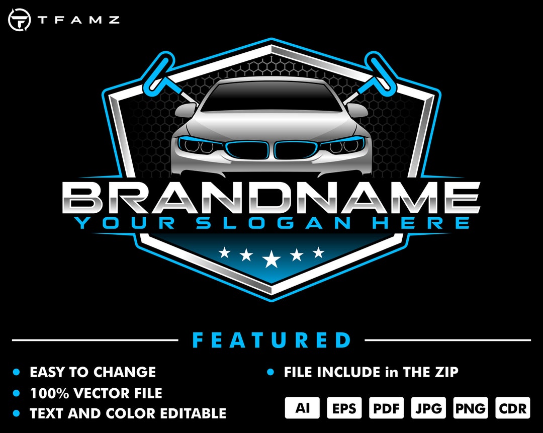 Automotive Logo Design – Custom Car Service Branding (digital Download ...