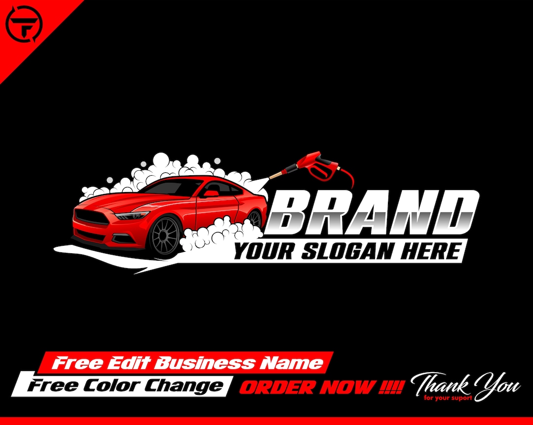 Car Wash Logo - Auto Detailing - Car Logo Design - Sport Car ...