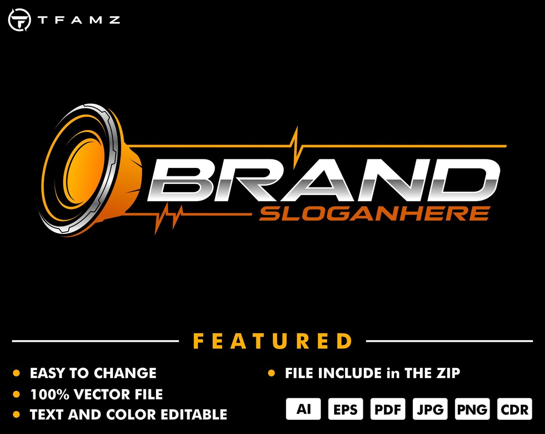 Automotive Sound Logo Design – Customizable Car Audio Branding (digital ...