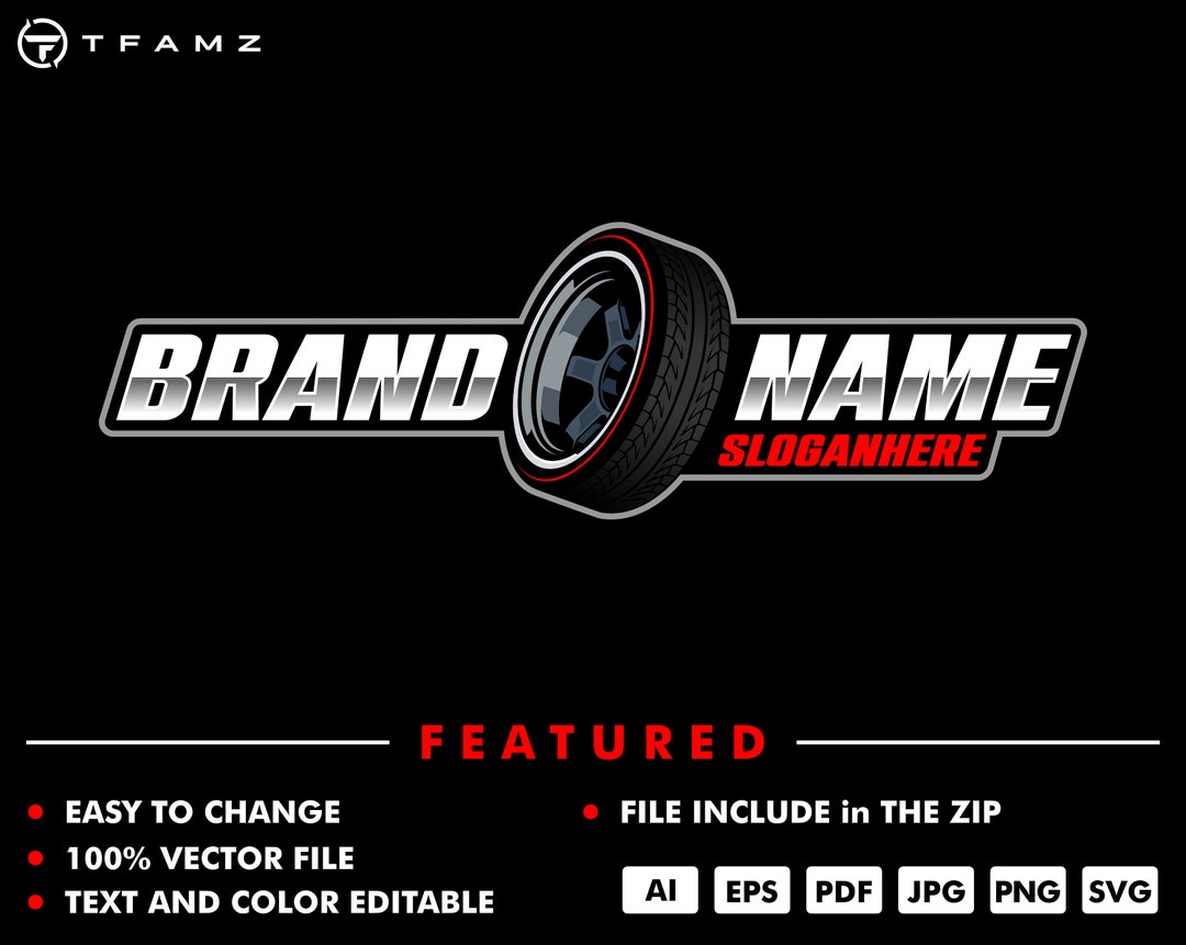Tire Logo Template - Tire Logo - Tires Logo - Automotive Logo - Car ...