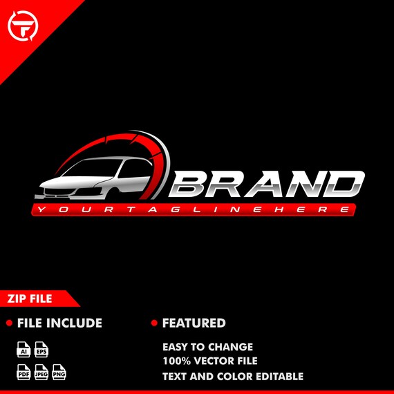Automotive Logo Template Car Logo Service Logo Custom | Etsy