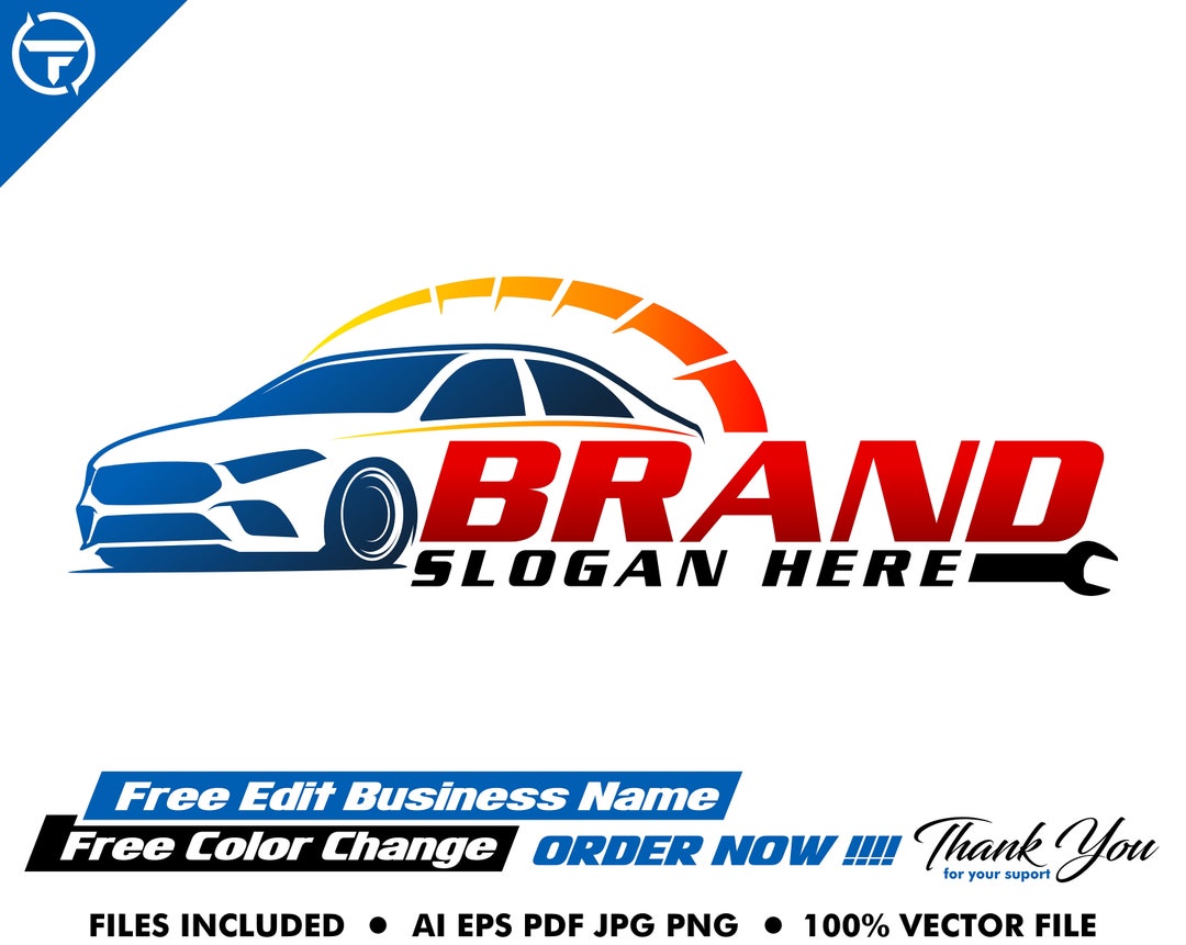 Car Logo - Auto Service - Repair Logo - Car Repair - Power Logo ...