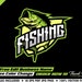 Fishing Logo Bass Fish Fish Vector Sport Logo Animal Logo Illustration ...