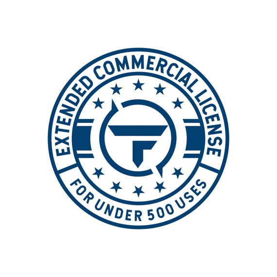 BASIC COMMERCIAL LICENSE for One Design by Tfamz | Etsy