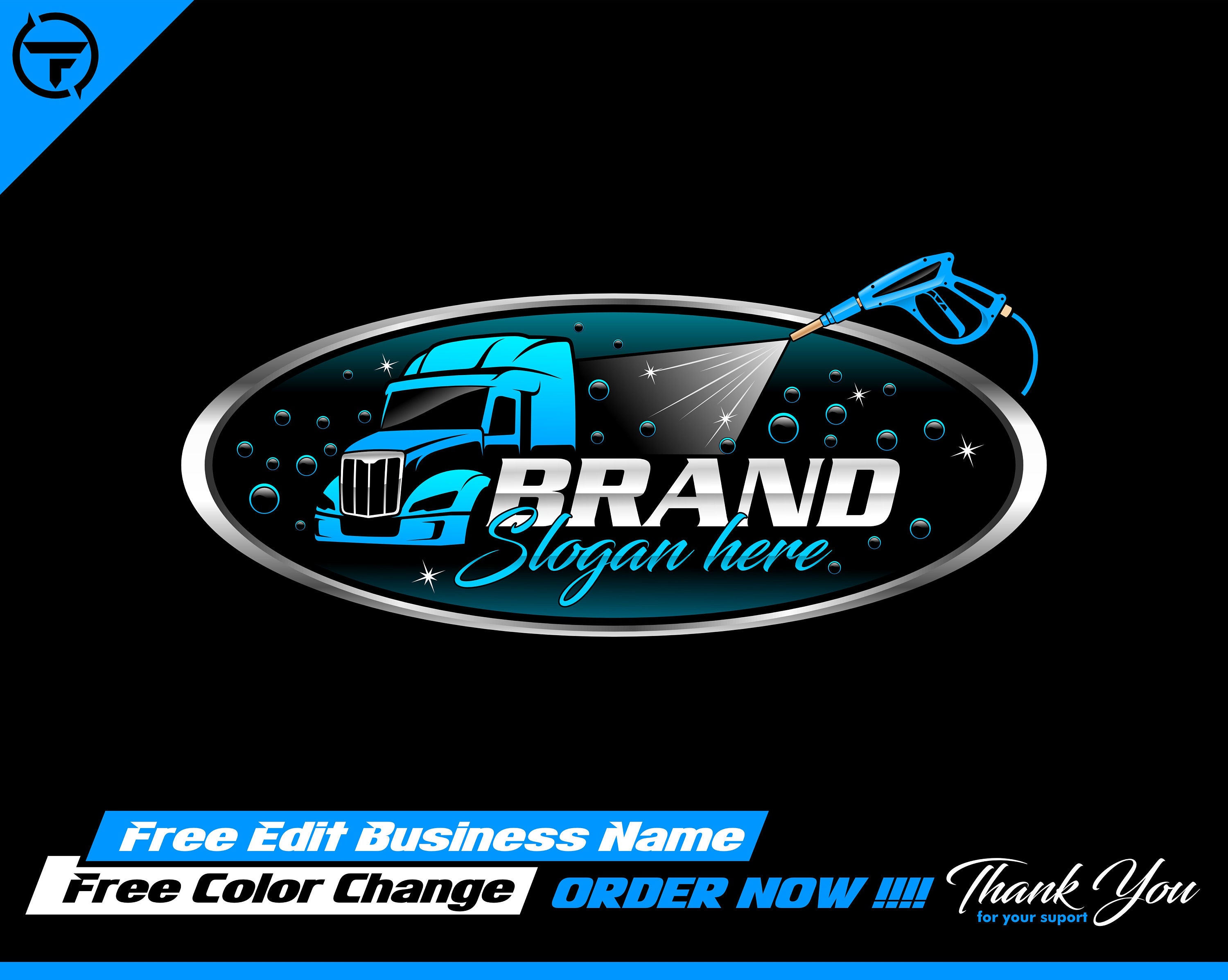 Mobile Car Wash Logo Design