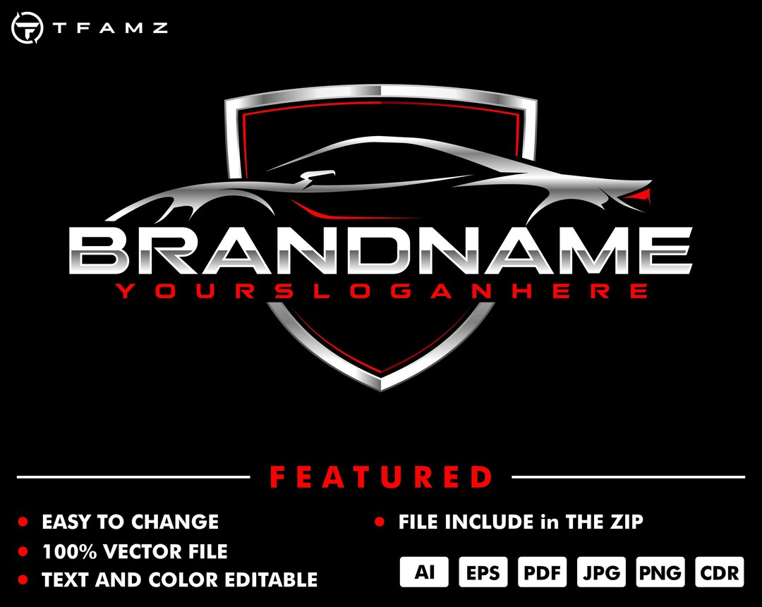 Car Logo Template - Sport Car Logo - Atuo Dealer Logo - Car Logo ...