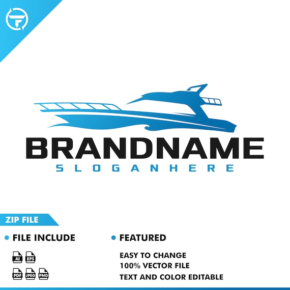 Boat Logo Vector Illustration Travel Logo Se Logo | Etsy