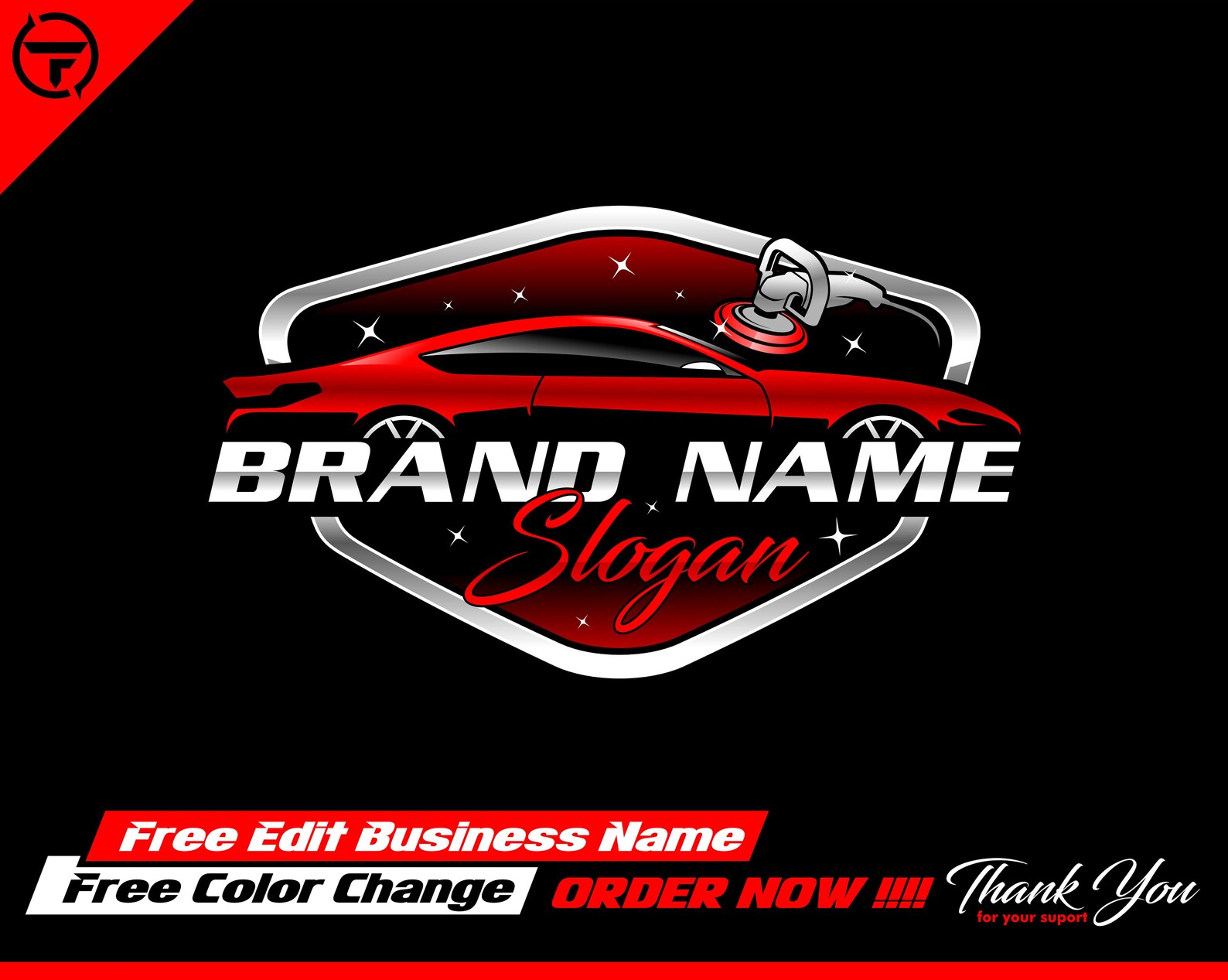 Auto Detailing Logo - Sport Car Logo - Car Wash Logo - Car Logo - Car ...