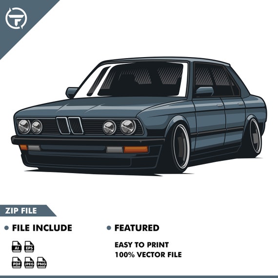 Car Vector Classic Car Muscle Car Sport Vehicle | Etsy