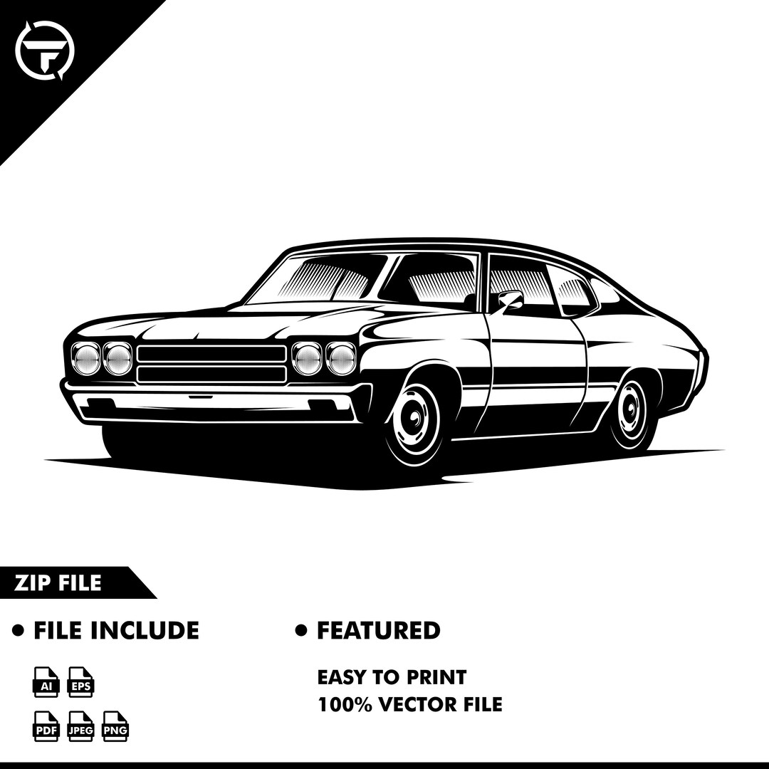 Car Vector - Muscle Car - Calssic Car - Classic - Vehicle - Vector ...