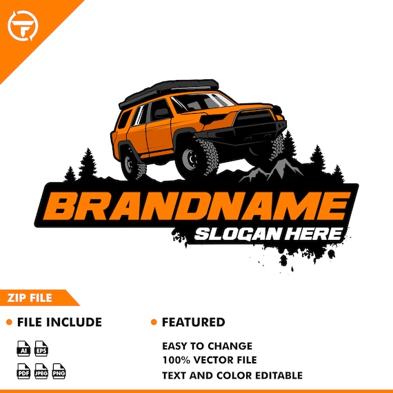 Offroad off Road Logo Vector Illustration Car Logo - Etsy