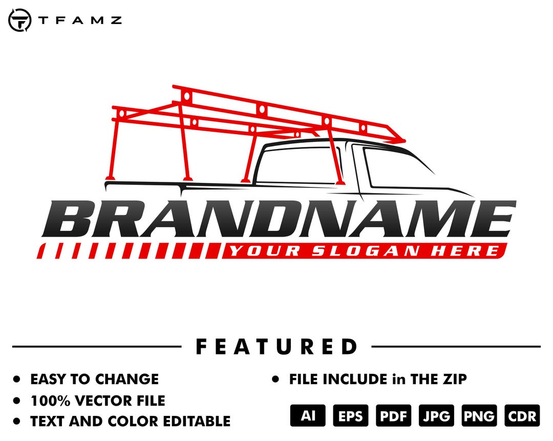 Rack Logo Template - Roof Rack - Car Logo - Truck Logo - Automotive ...