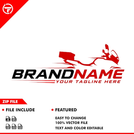 Touring Logo Ride Logo Motorcycle Logo Logo Automotive | Etsy