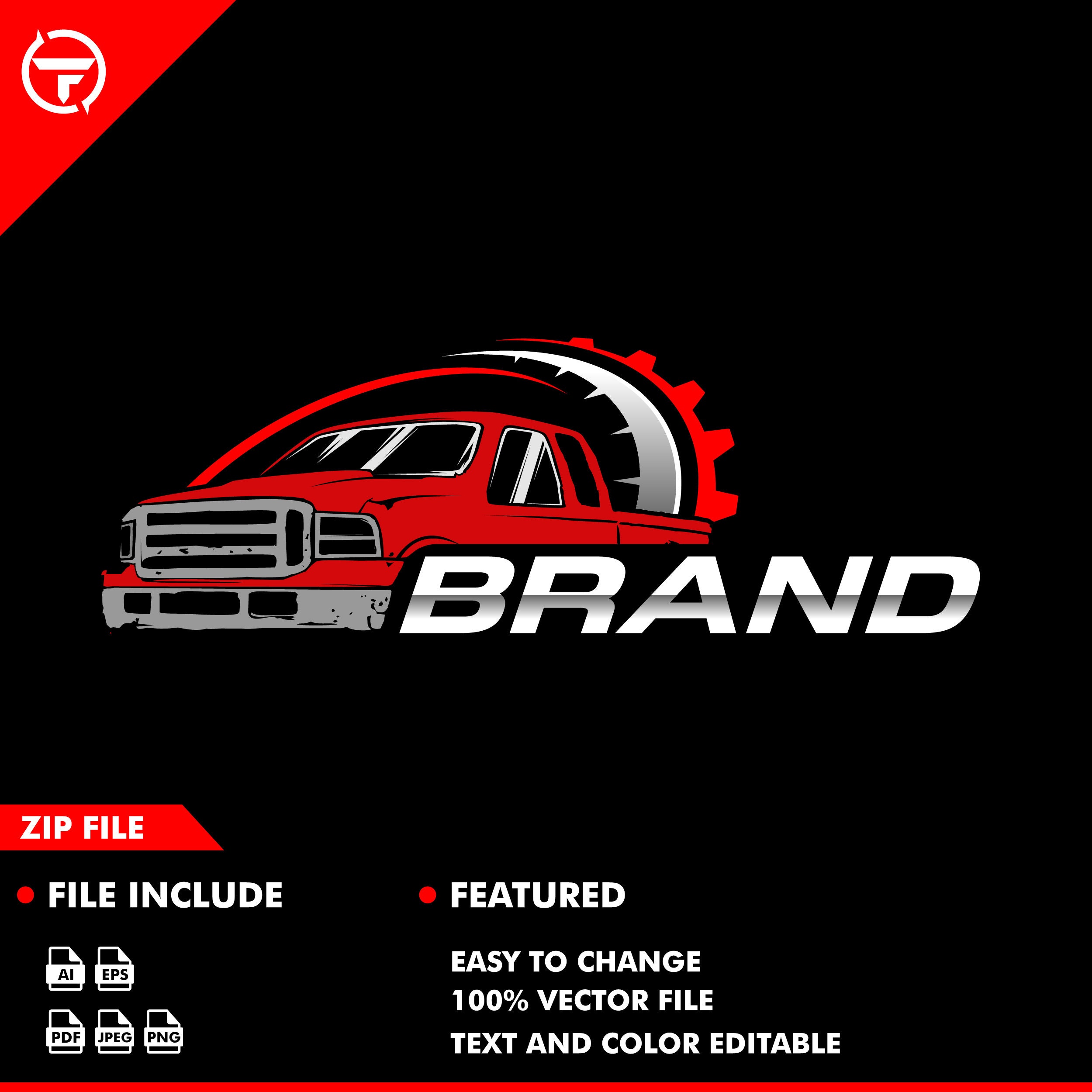 Pickup Logo Truck Car Logo Automotive | Etsy