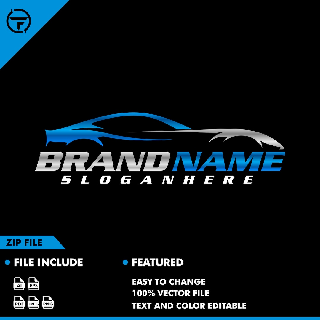Car Logo Design - Sport Car - Detailing - Auto Dealer Logo - Auto ...
