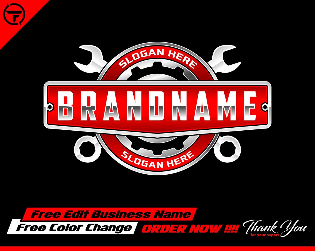 Custom Auto Repair Logo Design – Automotive Business Branding (digital ...