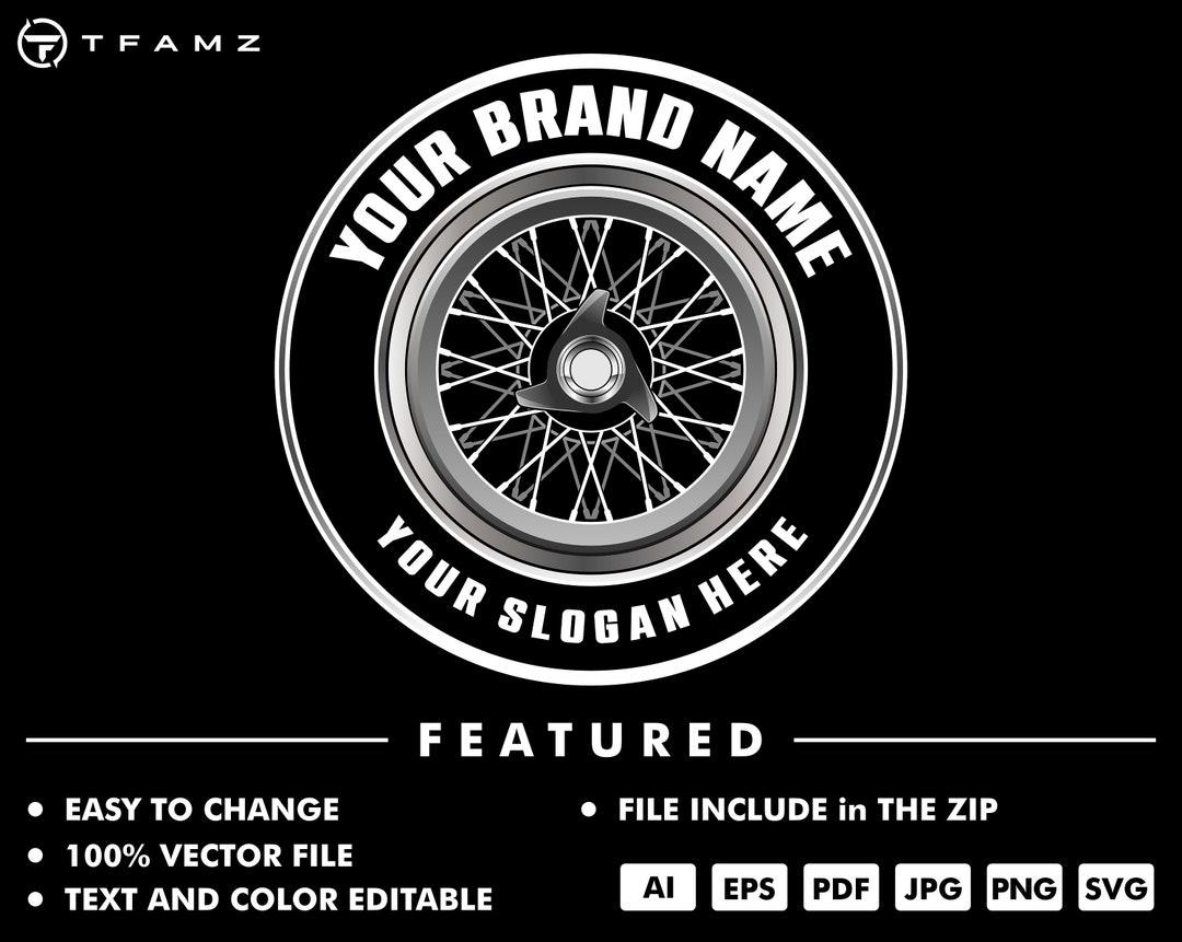 Wheels Logo - Classic Wheels - Tire Logo - Classic Tire Logo - Classic ...