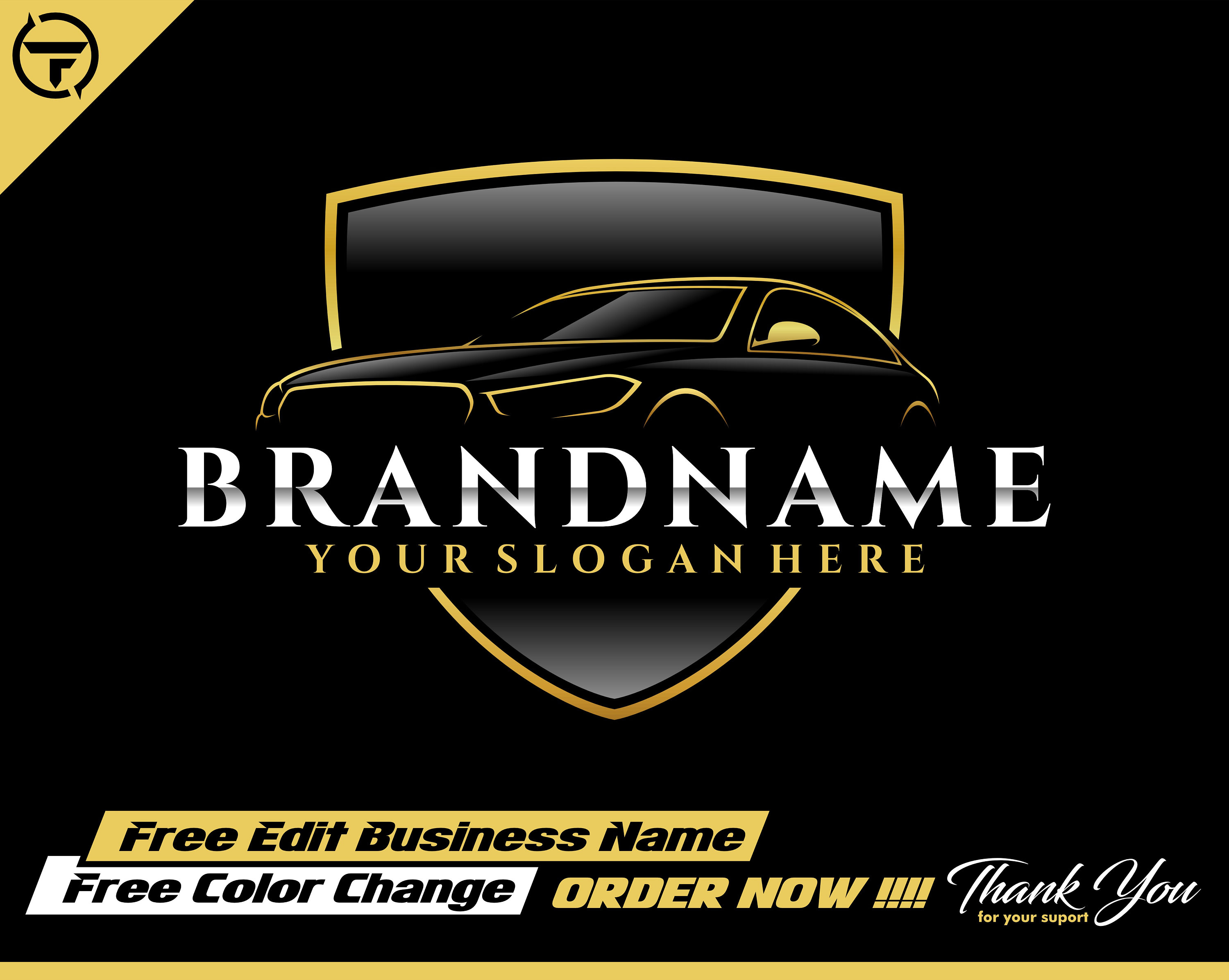 Car Logo Exotic Car Logo Automotive Logo Sport Car Logo - Etsy UK