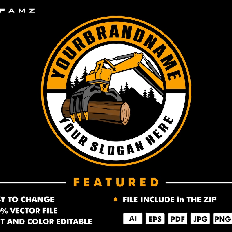 Logging Business Logo Svg - Etsy