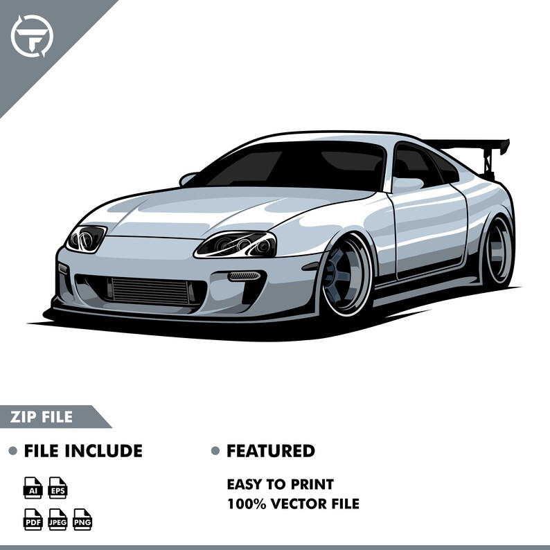 Car Vector Classic Car Muscle Car Sport Vehicle Classic Jdm Vector ...