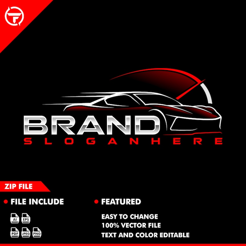 Car Logo Sport Car Auto Speed Racing Vector Illustration Automotive - Etsy