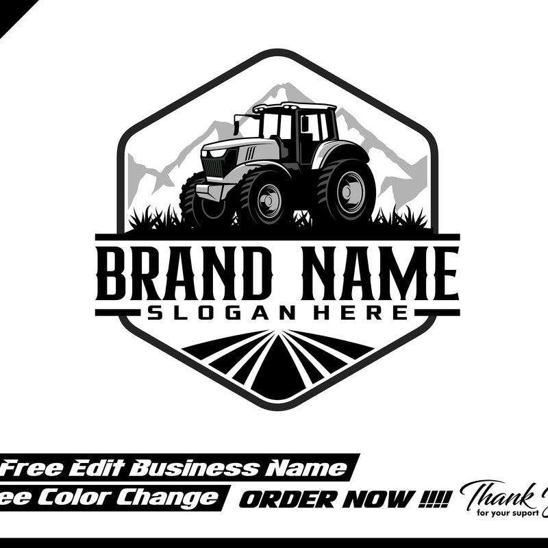 Tractor Logos - Etsy