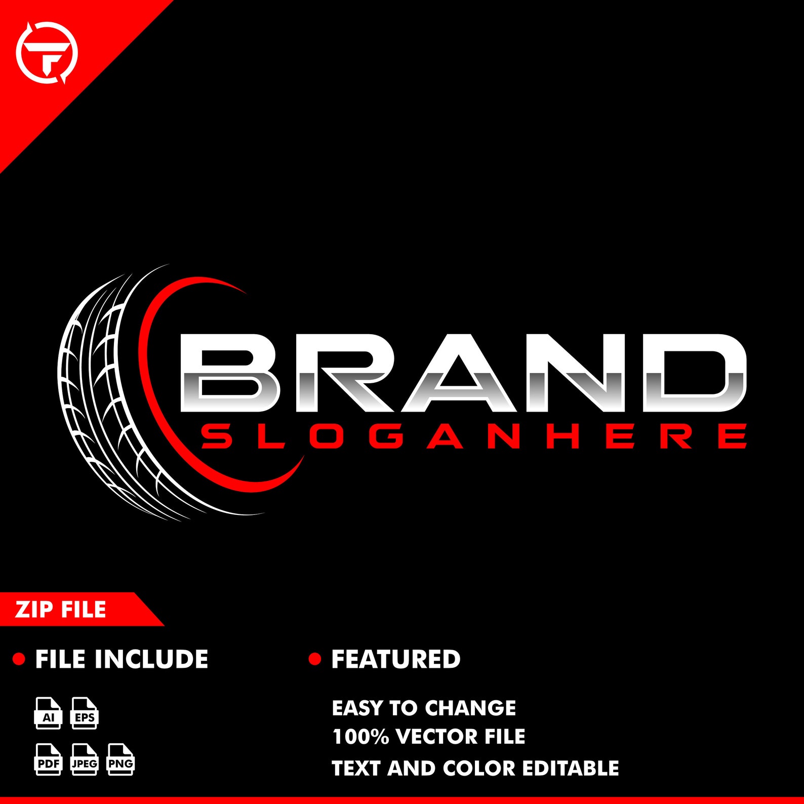 Tire Logo Wheels Vector Service Car Logo - Etsy