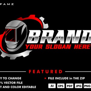 Welding Logo Template - Welding Logo - Welder - Industrial ...