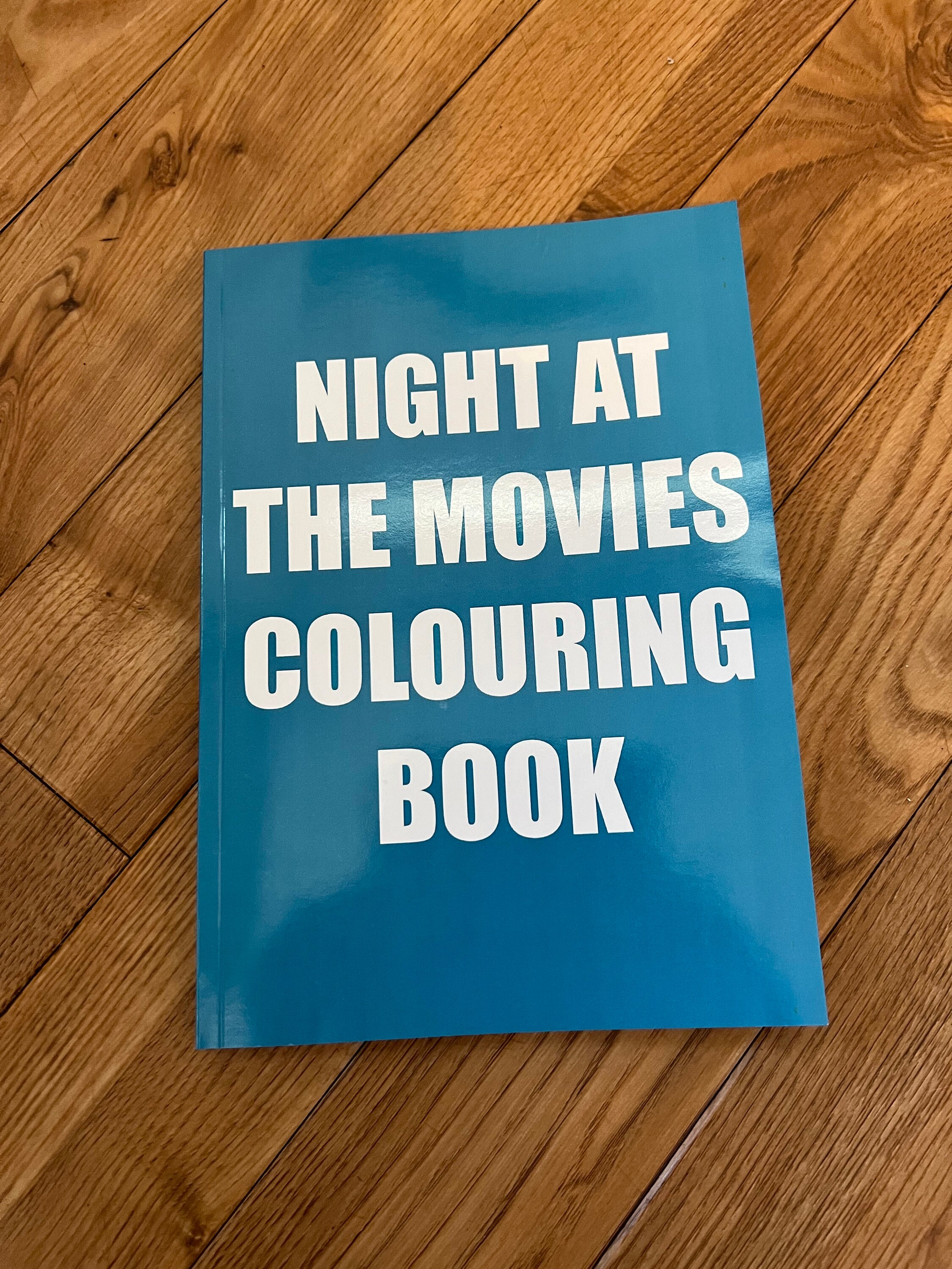 Night at the Movies Colouring Book-100 Movies-films-colouring Book-art ...