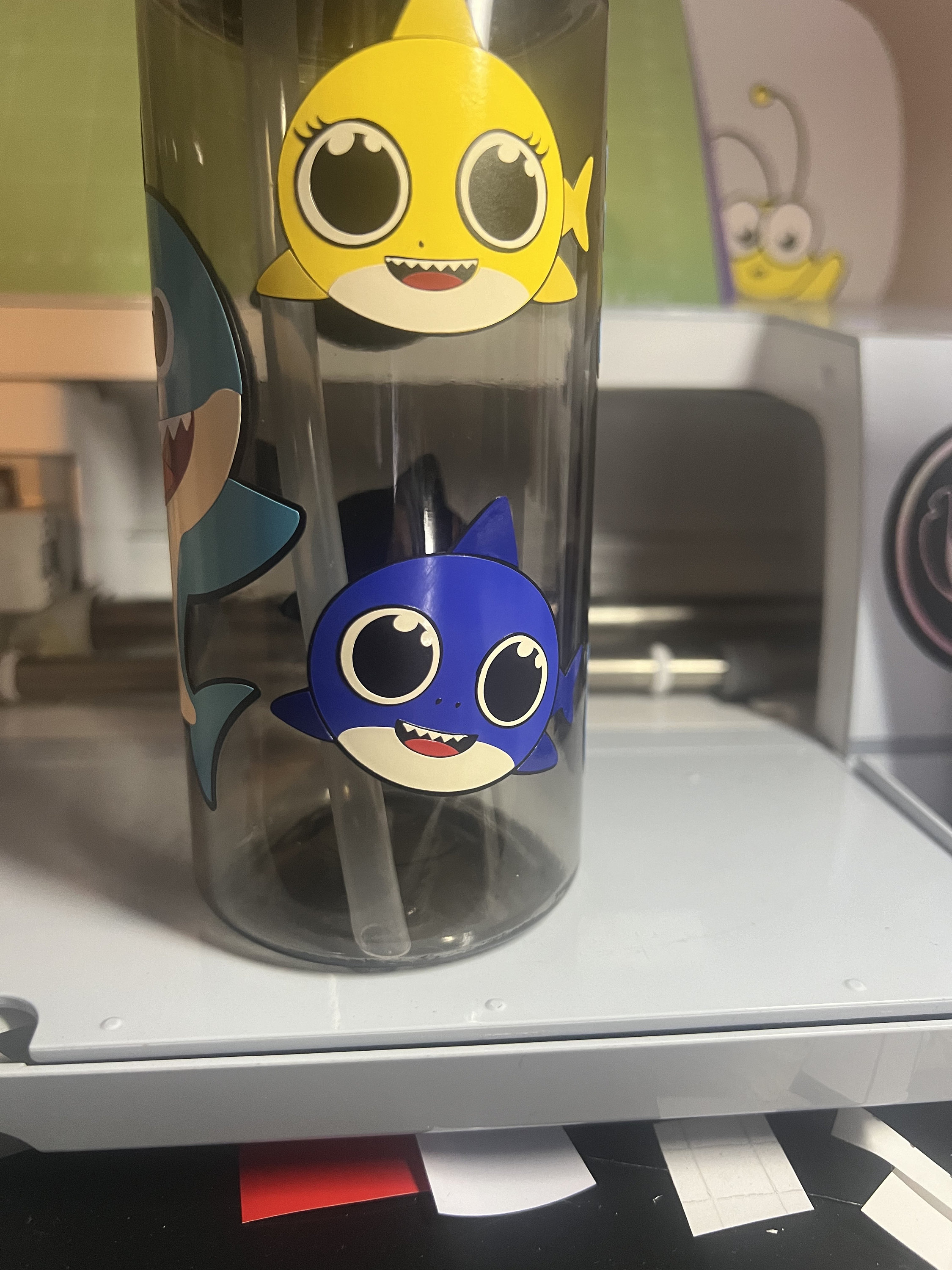 Character Water Bottle - Character Water Bottle With Flip up Straw ...