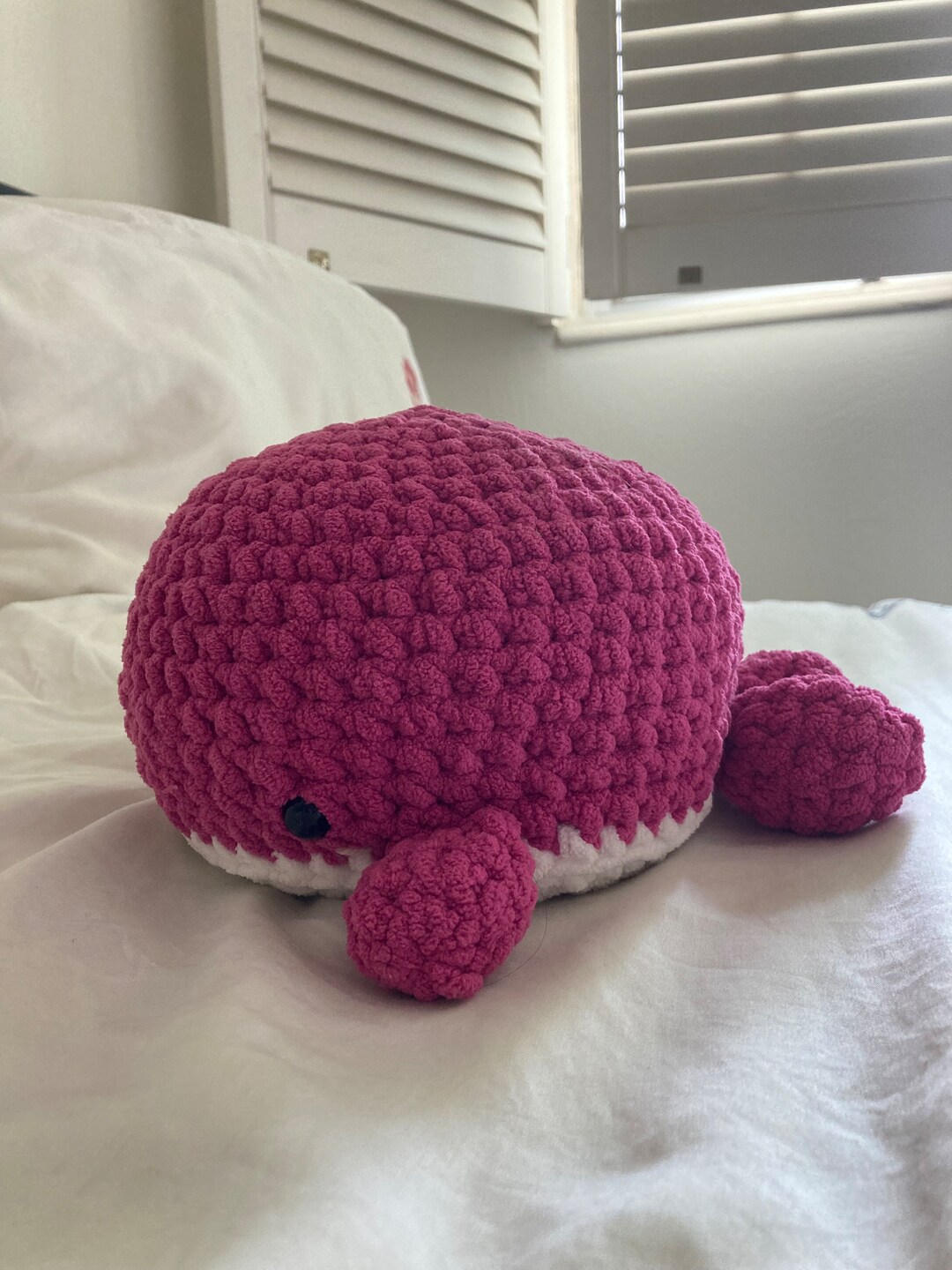 Cute Mothers Day Gift, Crochet Mama Whale Plush, Crochet Whale Stuffy ...