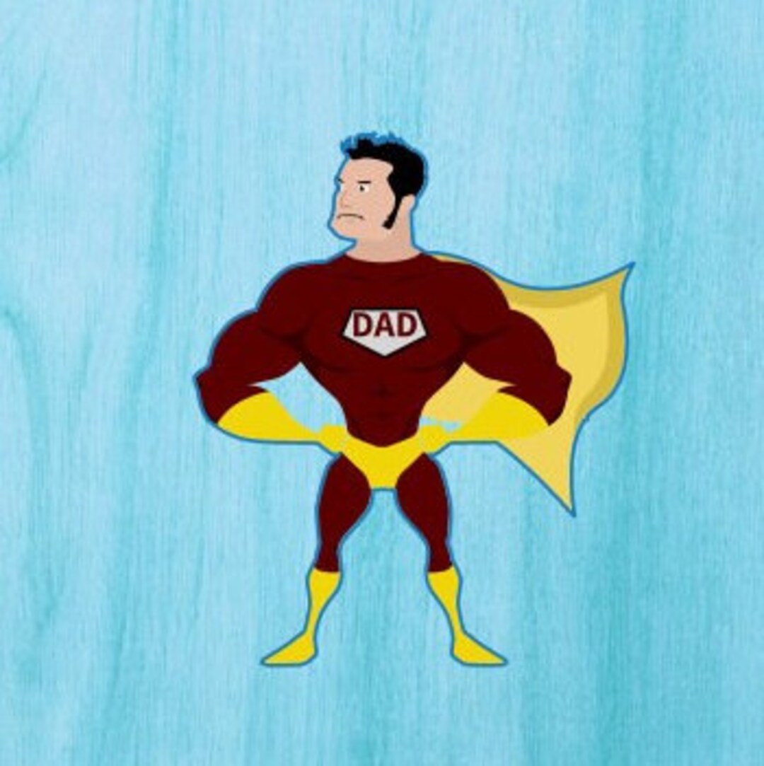 Super Dad Outline Cookie Cutter father's Day muscular - Etsy