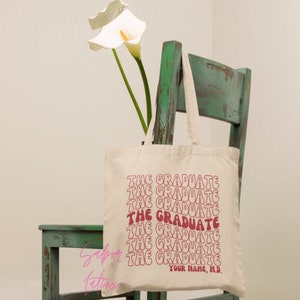The Graduate Personalized Tote Bag First Gen Graduation Gift Master's ...