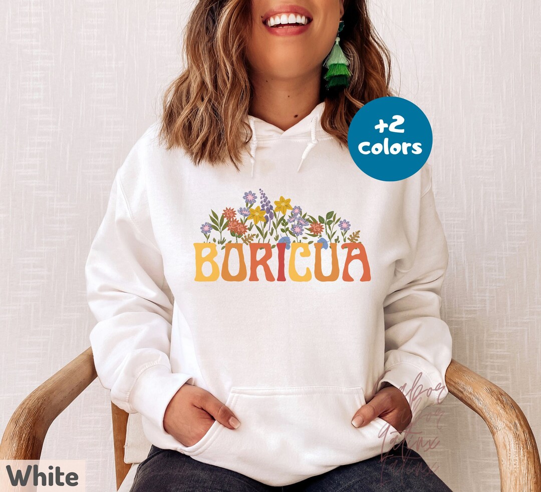 Puerto Rico Hoodie Boricua Sweatshirt Sueter Orgullo - Etsy