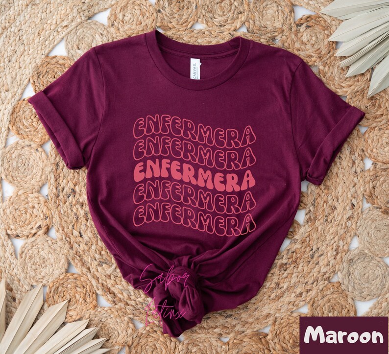 Enfermera Latina Shirt| Bilingual Nurse Tee| Nursing School Gift ...