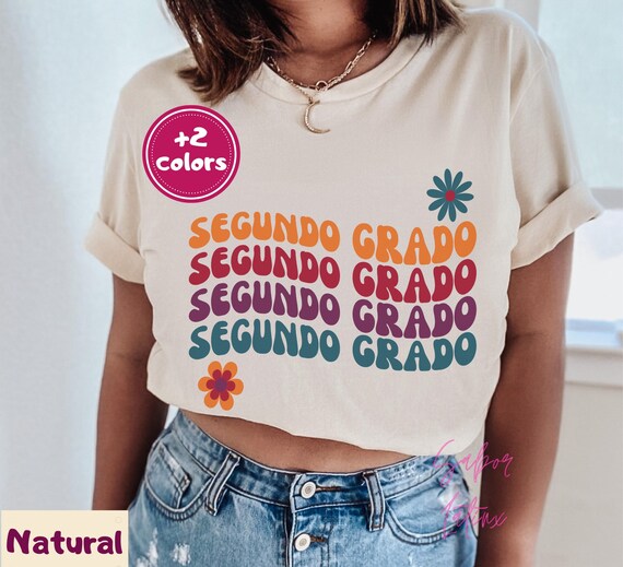 Segundo Grado Retro Shirt Second Grade Groovy Shirt Spanish - Etsy