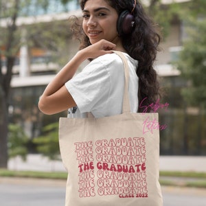 The Graduate Personalized Tote Bag First Gen Graduation Gift Master's ...