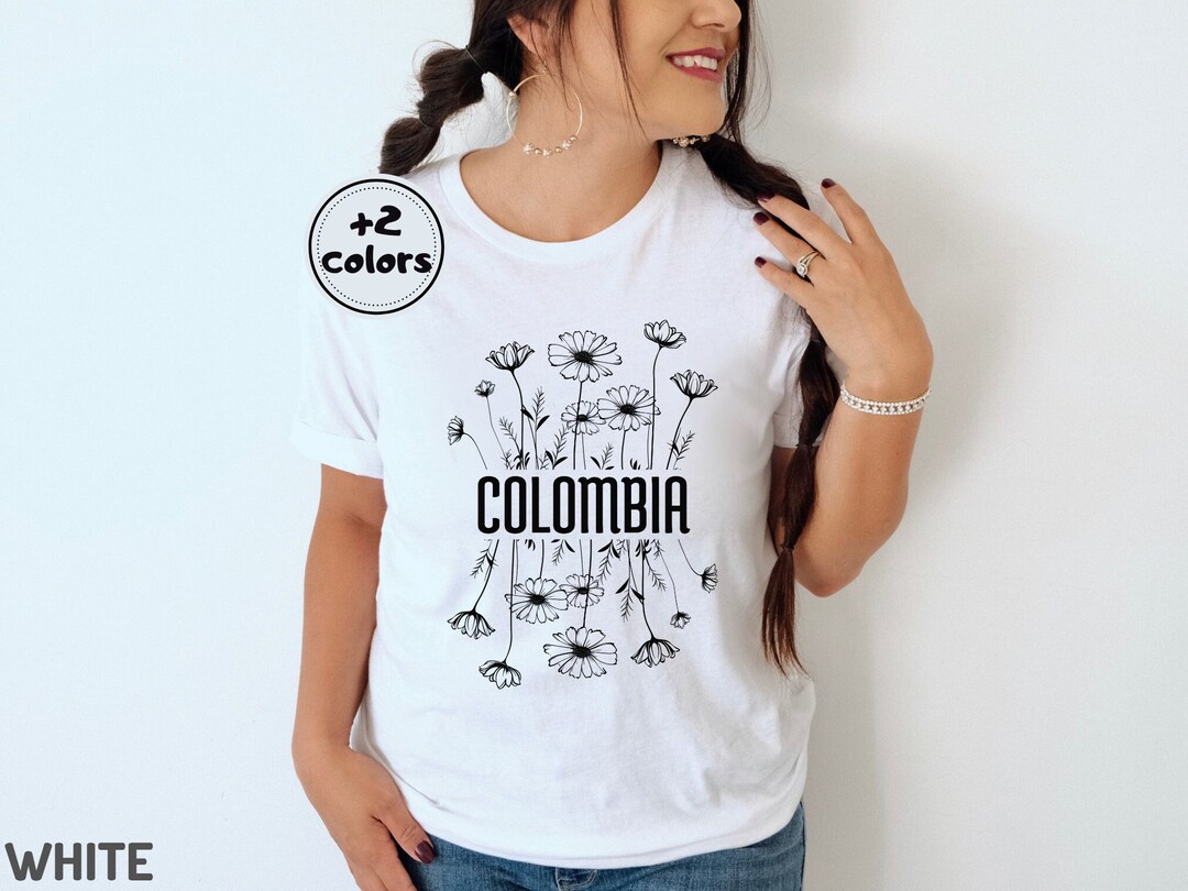 Colombian Shirt| Colombiana Tee| Made in Colombia| Ropa Orgullo Latino ...
