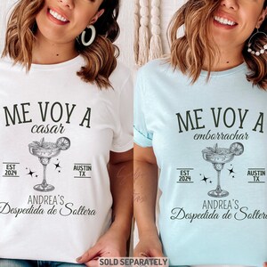 Bachelorette Party Spanish Shirt| Despedida De Soltera Tee| Getting ...