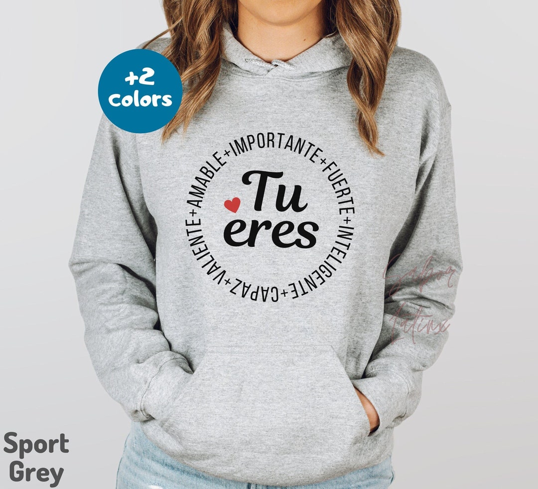 Maestra Latina Hoodie Spanish Teacher Sweatshirt Back to School Gift ...