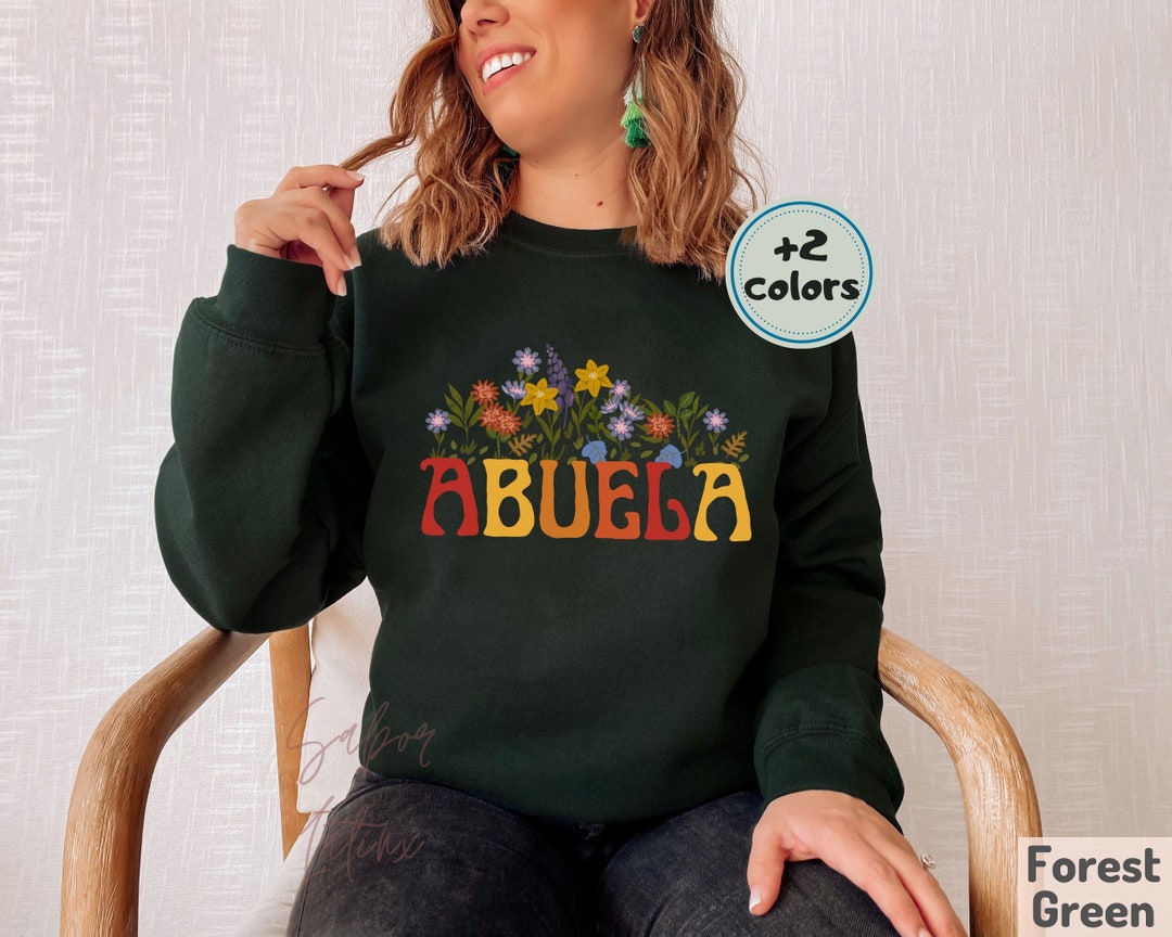 Abuela Latina Sweatshirt| Spanish Grandma Crewneck| Latin Nana Gift ...