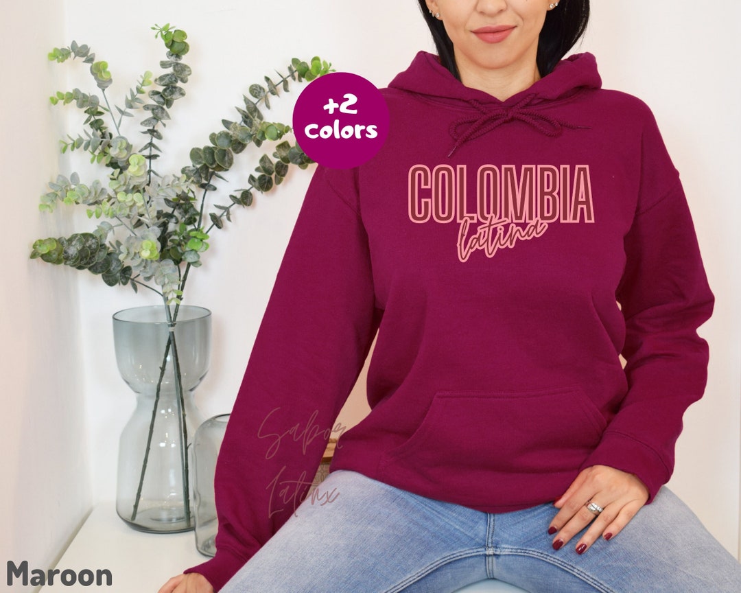 Colombia Hoodie Colombiana Latina Sweatshirt Sudadera Orgullo ...